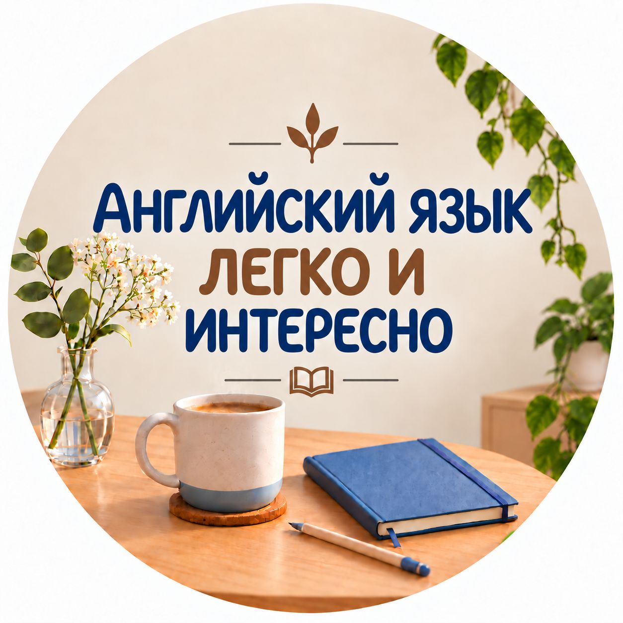 Иконка канала Английский язык легко и интересно 🙌 | English