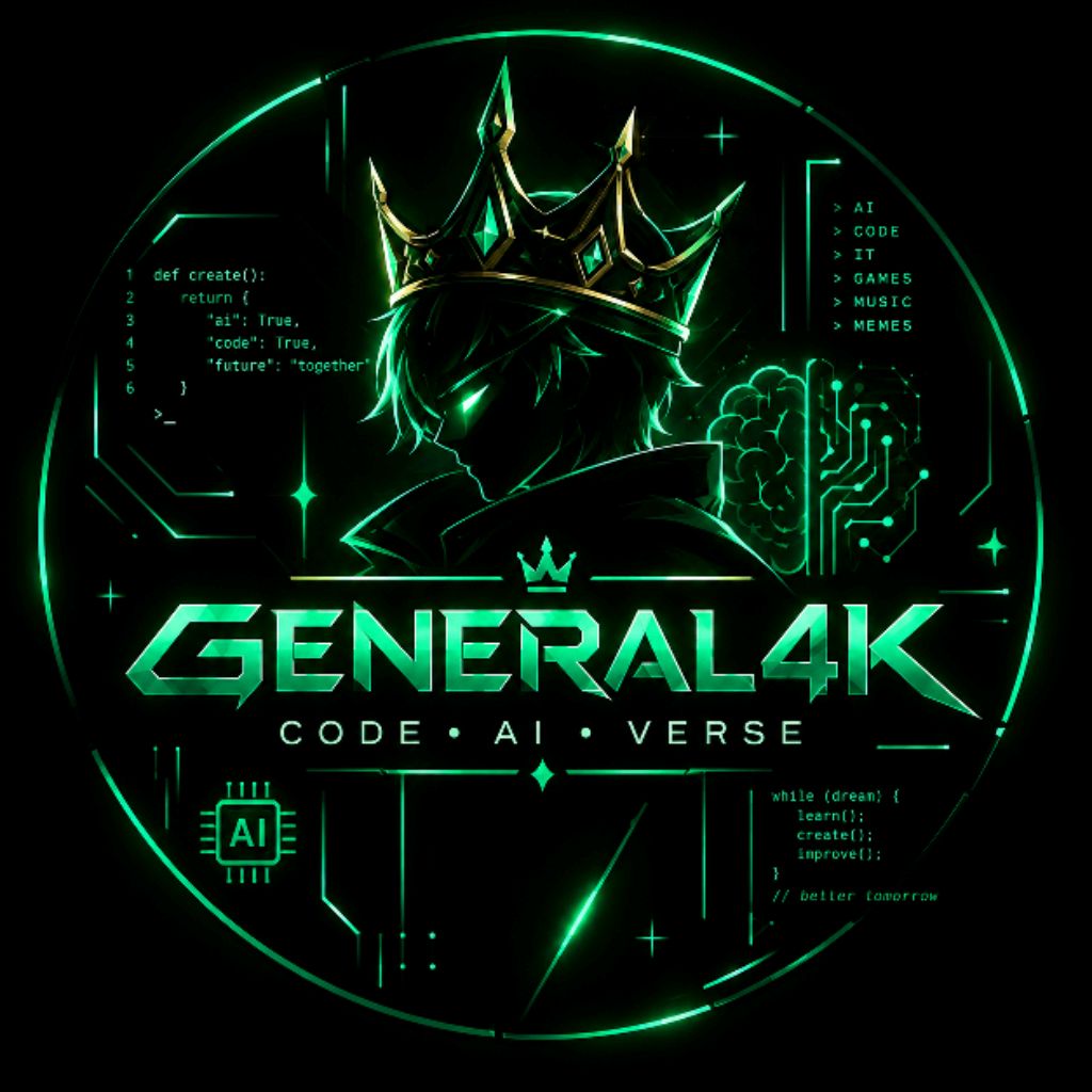 Иконка канала GENERAL4K•CODE•AI•VERSE