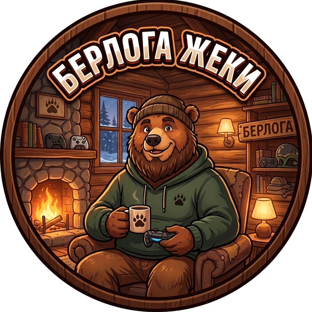 Иконка канала БЕРЛОГА ЖЕКИ 🐻