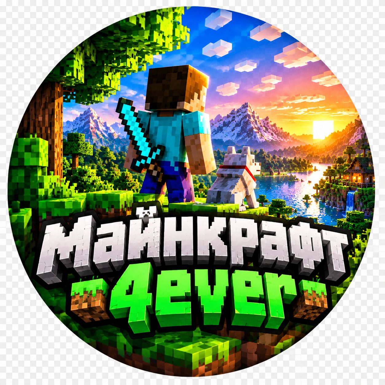 Иконка канала Майнкрафт4ever