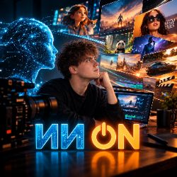 Иконка канала ИИ-ON | AI-контент, реклама, клипы, анимация
