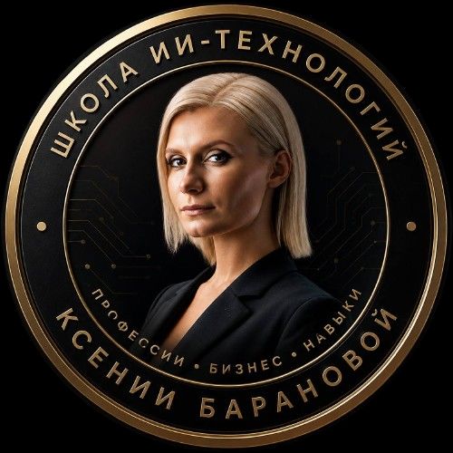 Иконка канала Школа ИИ-технологий Ксении Барановой