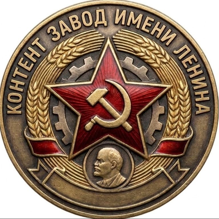 Иконка канала Контент завод имени Ленина — ИИ реклама