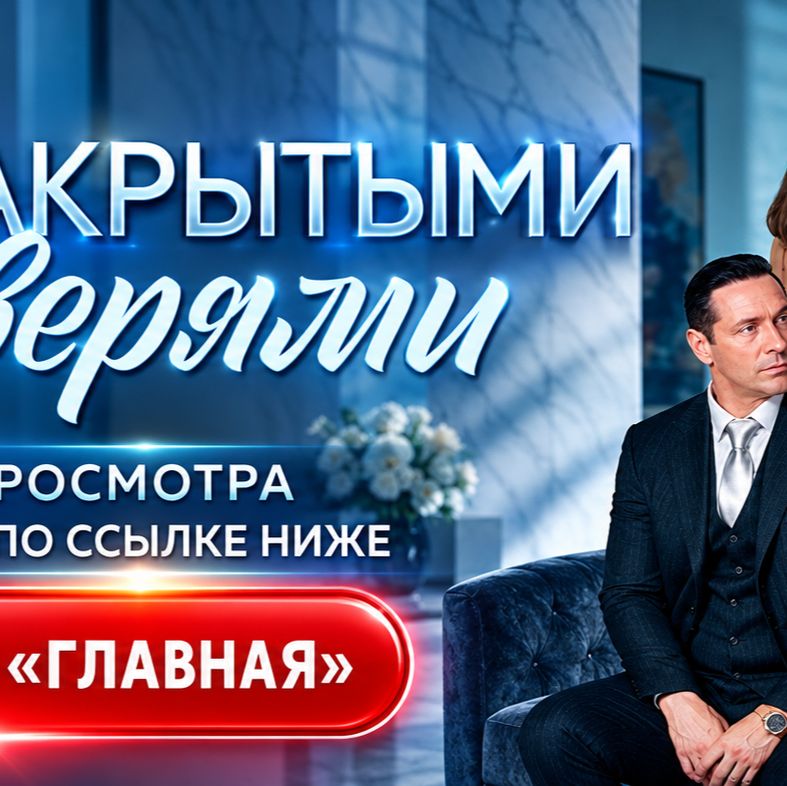 Иконка канала ЗА ЗАКРЫТЫМИ ДВЕРЯМИ 1-8 серия онлайн, финал (NEW)