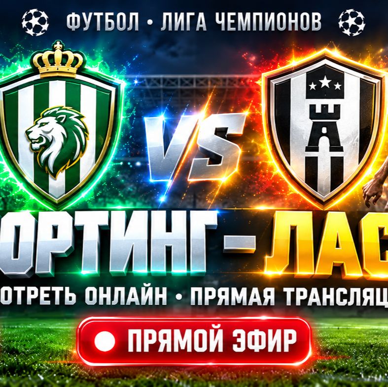 Иконка канала ~~[ТРАНСЛЯЦИЯ==] Спортинг — ЛАСК онлайн 21.10.2026