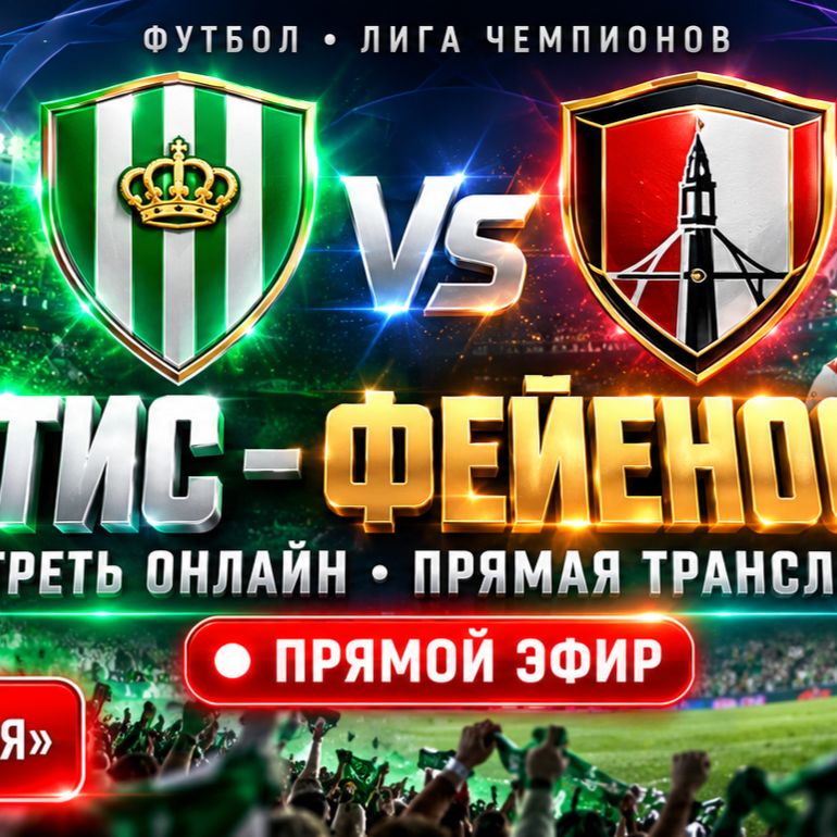 Иконка канала (~TV~) Бетис — Фейеноорд в прямом эфире 21.10.2026