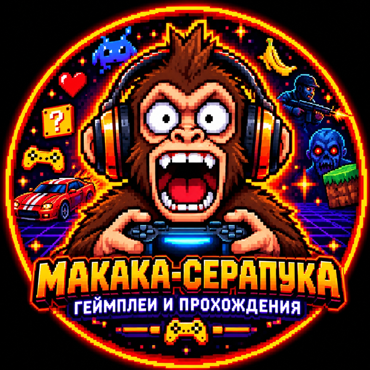 Иконка канала Макака-Серапука | Геймплеи и прохождения