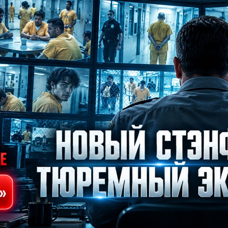 Иконка канала Тюремный эксперимент Netflix 1-2-3-4-5-6 (РЕАЛИТИ)