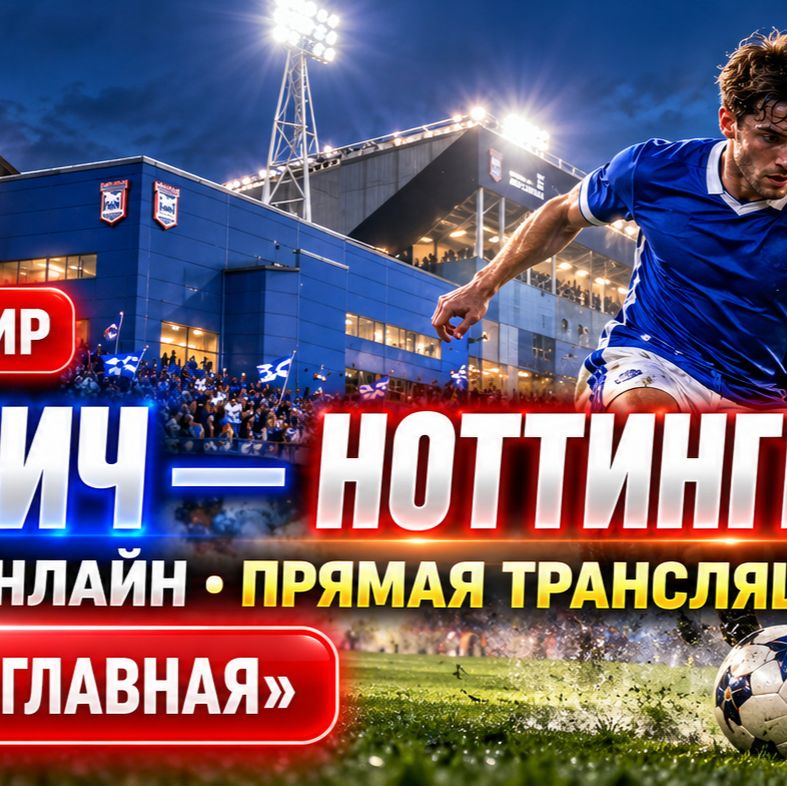 Иконка канала Ипсвич — Ноттингем Форест: прямая трансляция 23.10