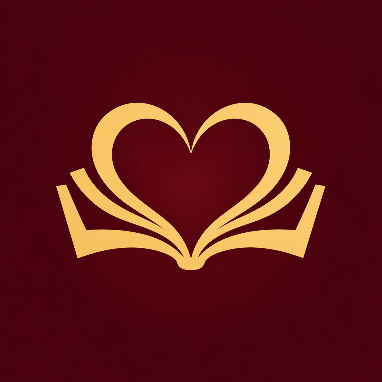 Иконка канала сердце книг