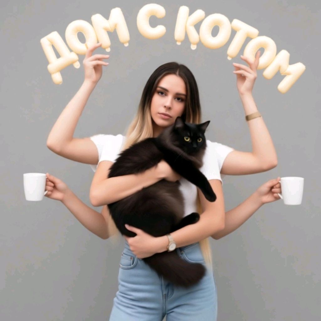 Иконка канала [Дом с котом]