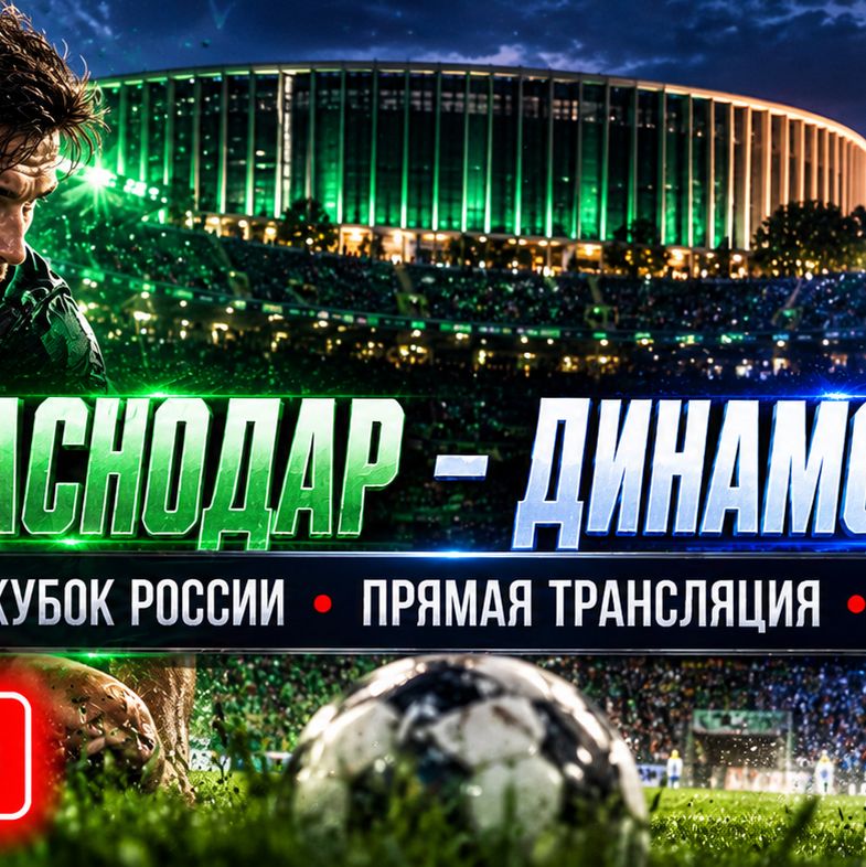 Иконка канала (LIVE) КРАСНОДАР — ДИНАМО МОСКВА прямой эфир 27.10