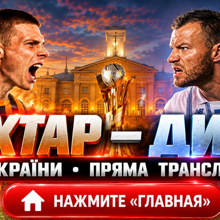 Иконка канала ШАХТАР — ДИНАМО КИЇВ пряма трансляція 27.10.2026 ★