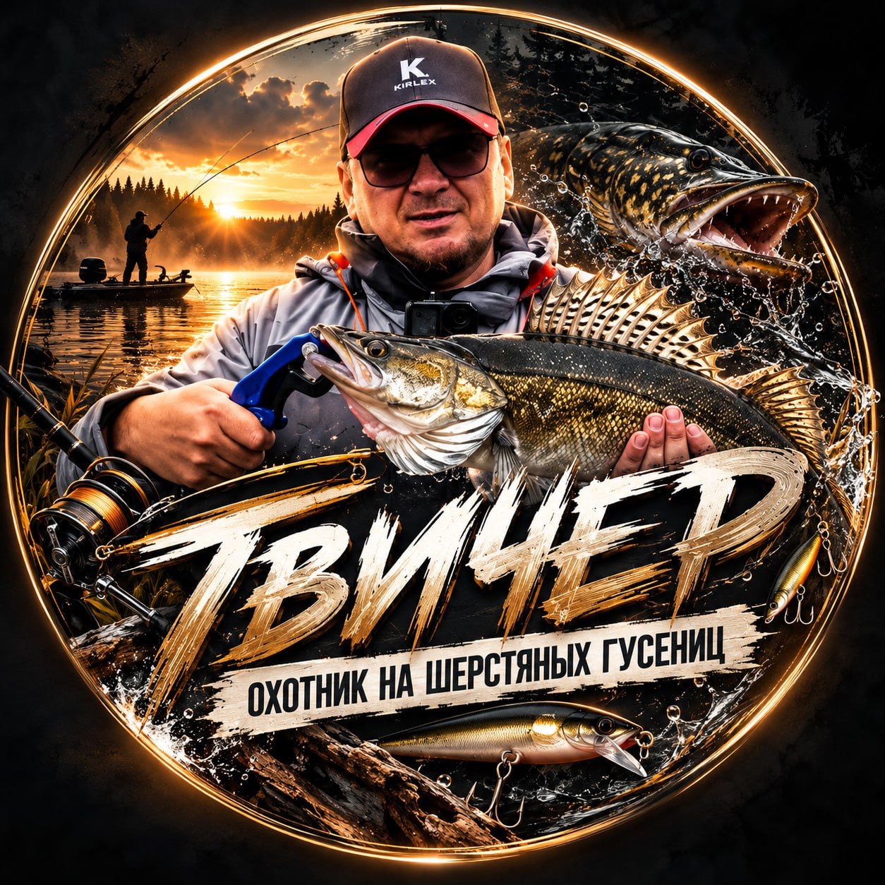 Иконка канала Твичер. Охотник на шерстяных гусениц