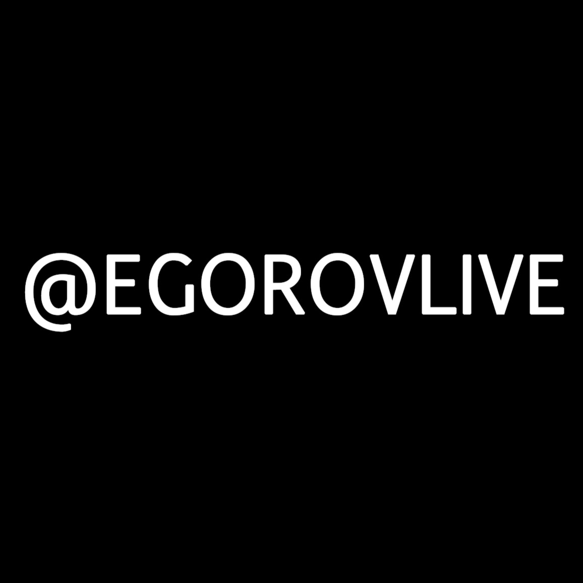 Иконка канала EGOROV LIVESHOW