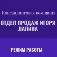 Иконка канала Отделы продаж I Инфобизнес I Игоря Лапин