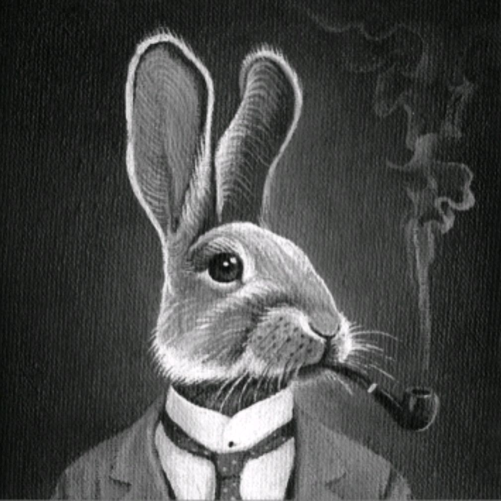 Иконка канала Кролик с трубкой