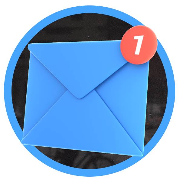 Иконка канала У Вас одно новое сообщение