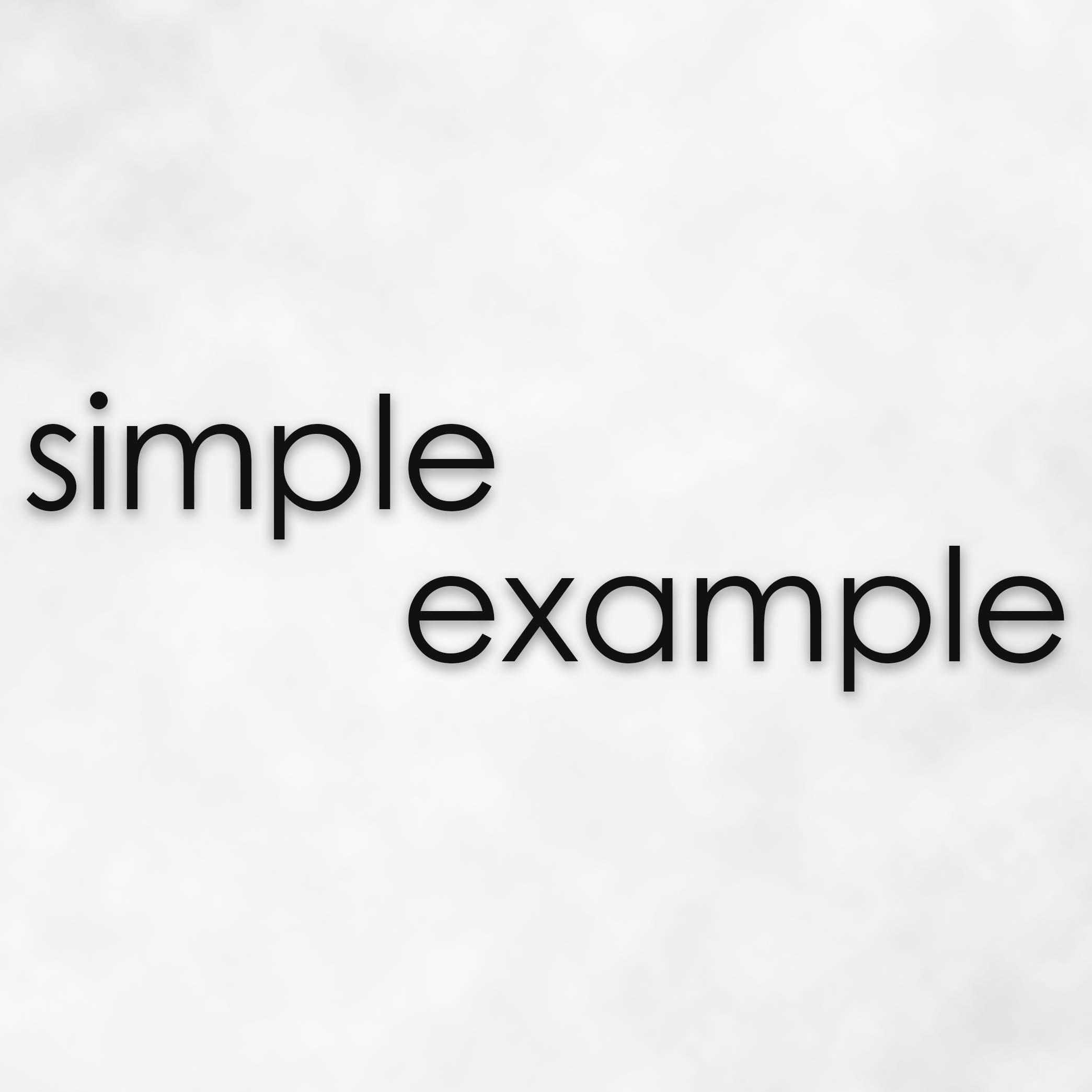 Иконка канала simple example