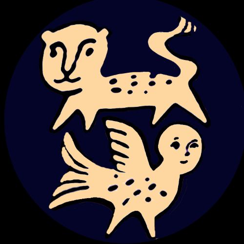 Иконка канала Лев и Сирин. Керамика