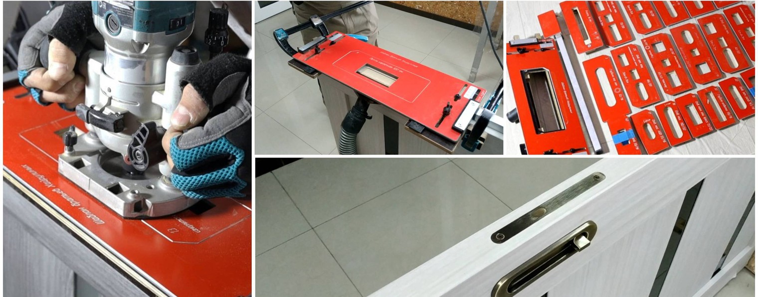 Дверное дело. Шаблон для врезки петель и замков