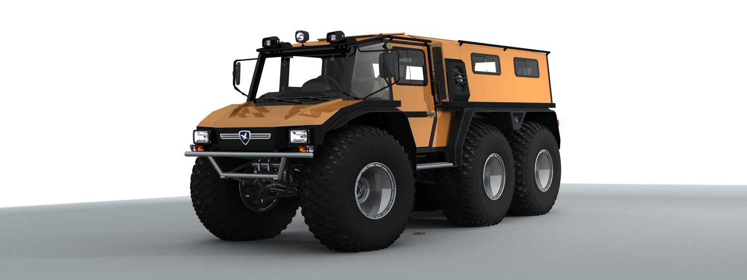 Испытания вездехода Кречет X310