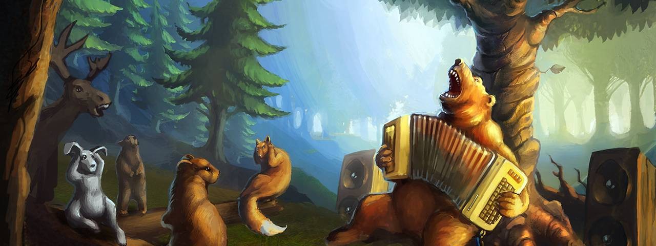 Современные песни на баяне