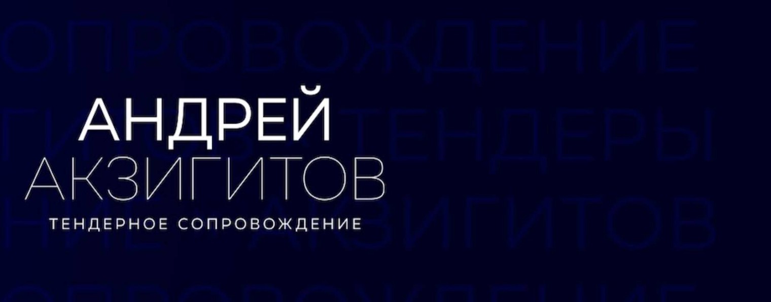 Акзигитов Андрей - тендерный специалист