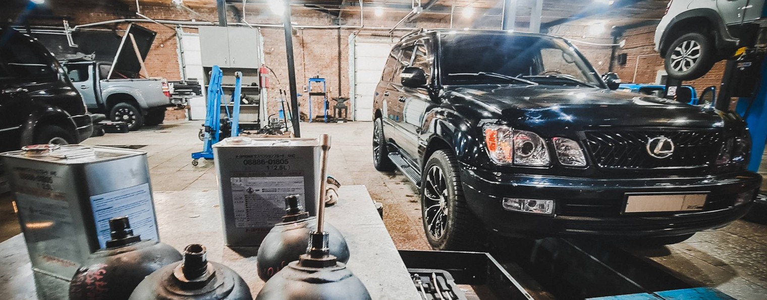 Ремонт гидроподвески  и Механики Иркутск TLC/LEXUS