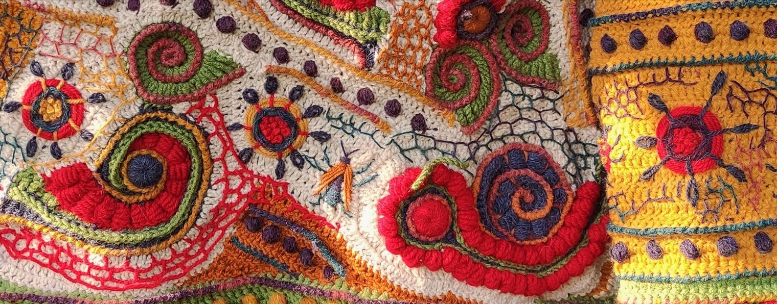 Фриформ крючком Вязаная импровизация