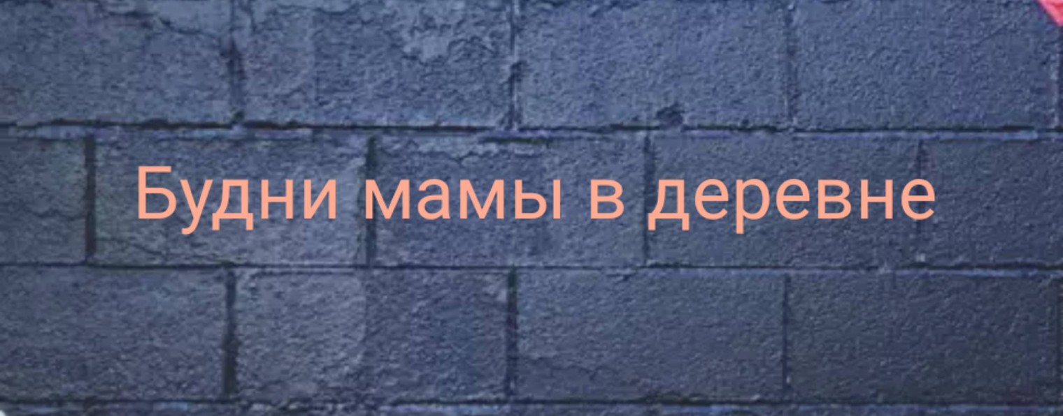 Будни многодетной мамы в деревне