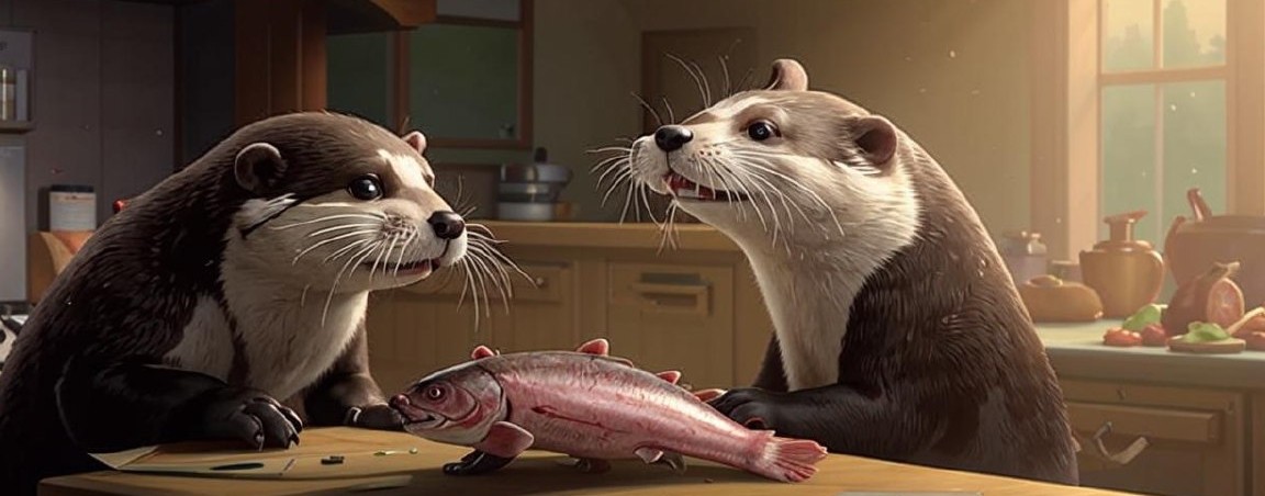 Весёлые выдры