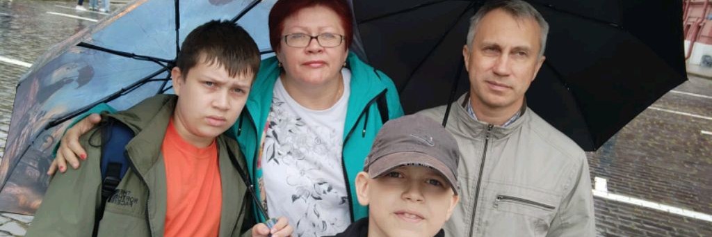 Ольга и семья