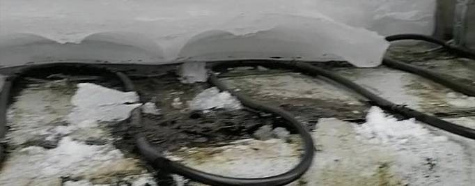 Обогрев кровли. Промышленный обогрев.