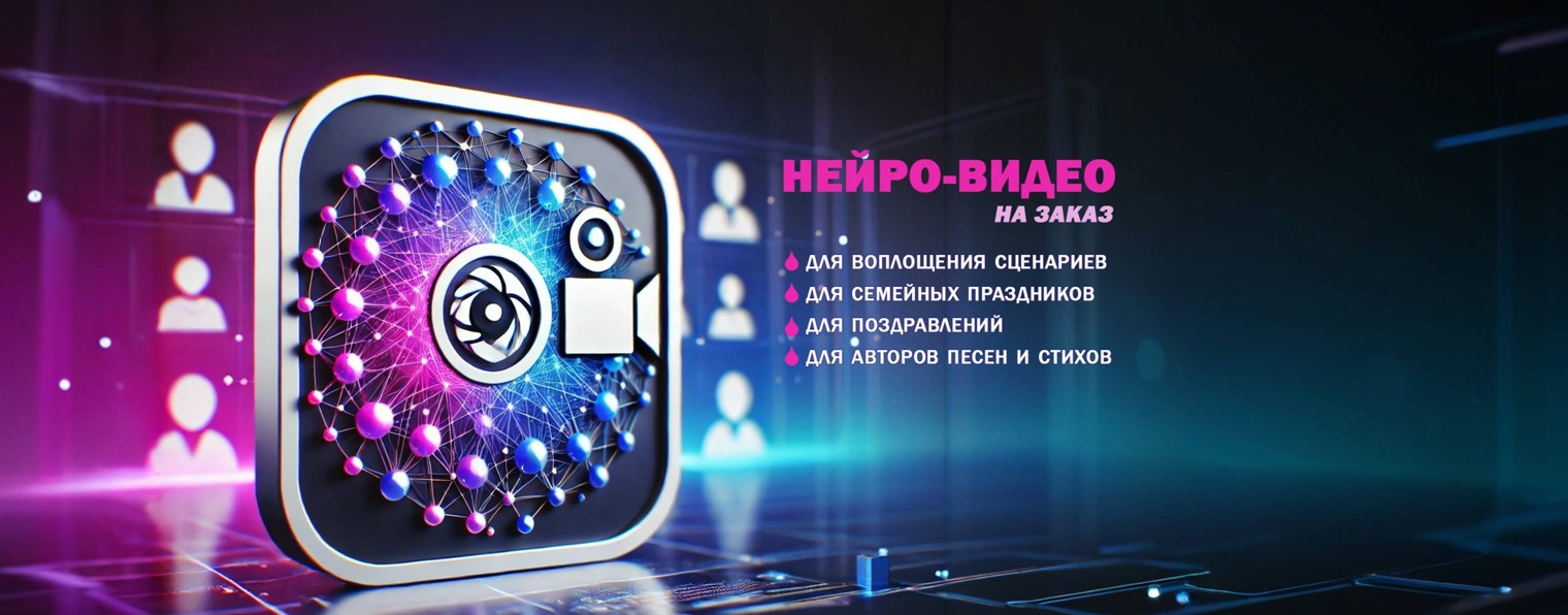 Нейровидео. Монтаж. Поздравления
