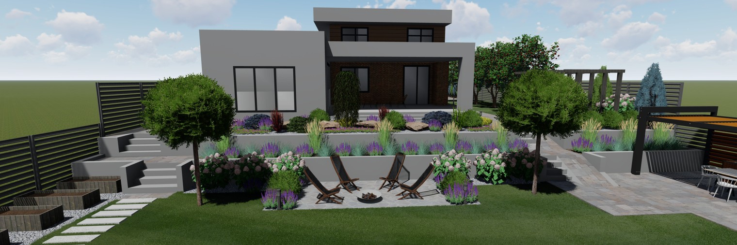 ЛАНДШАФТНЫЙ ДИЗАЙН«ГЕОМЕТРИЯ-ОЗЕЛЕНЕНИЯ