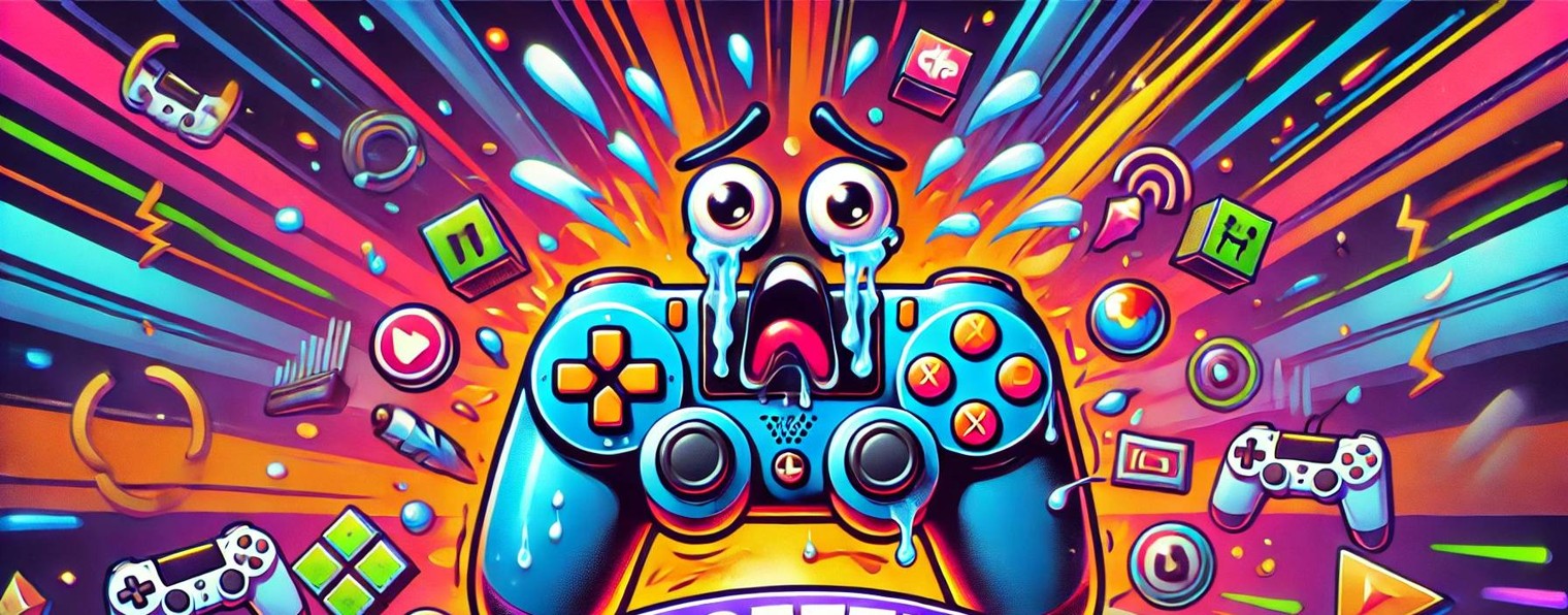 Джойстик в панике🎮😜
