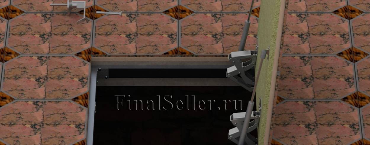 Петли, механизмы для люков в пол, стену.