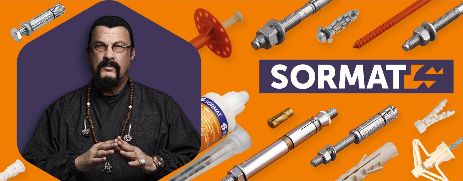 Профессиональный строительный крепеж SORMAT