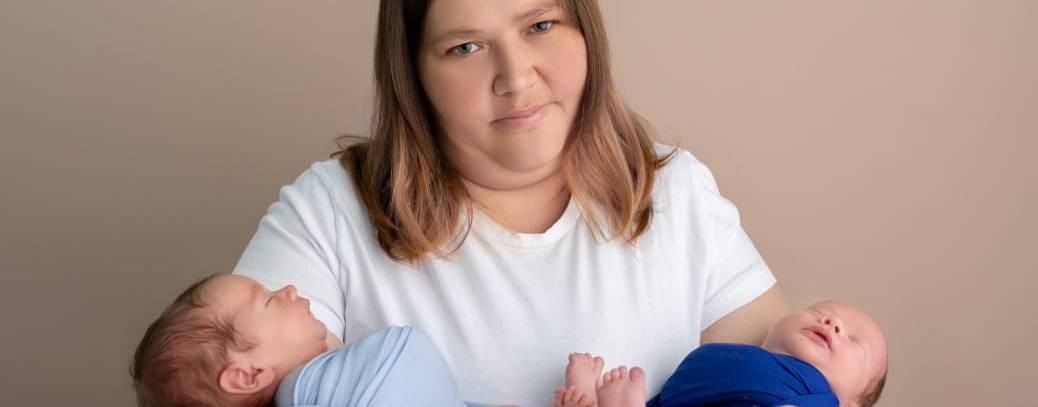 Мамочка двоняшек