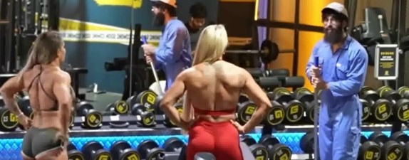 Пранк в спортзале