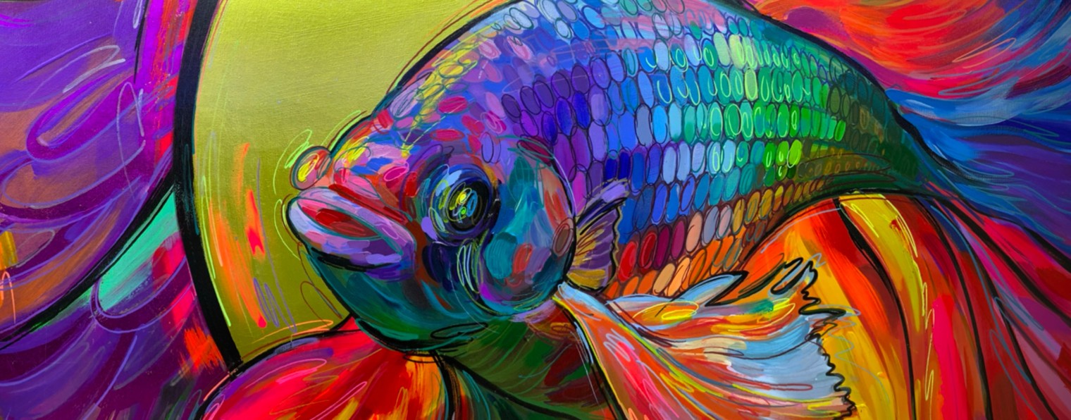 Elen Black • Яркие портреты красками на заказ