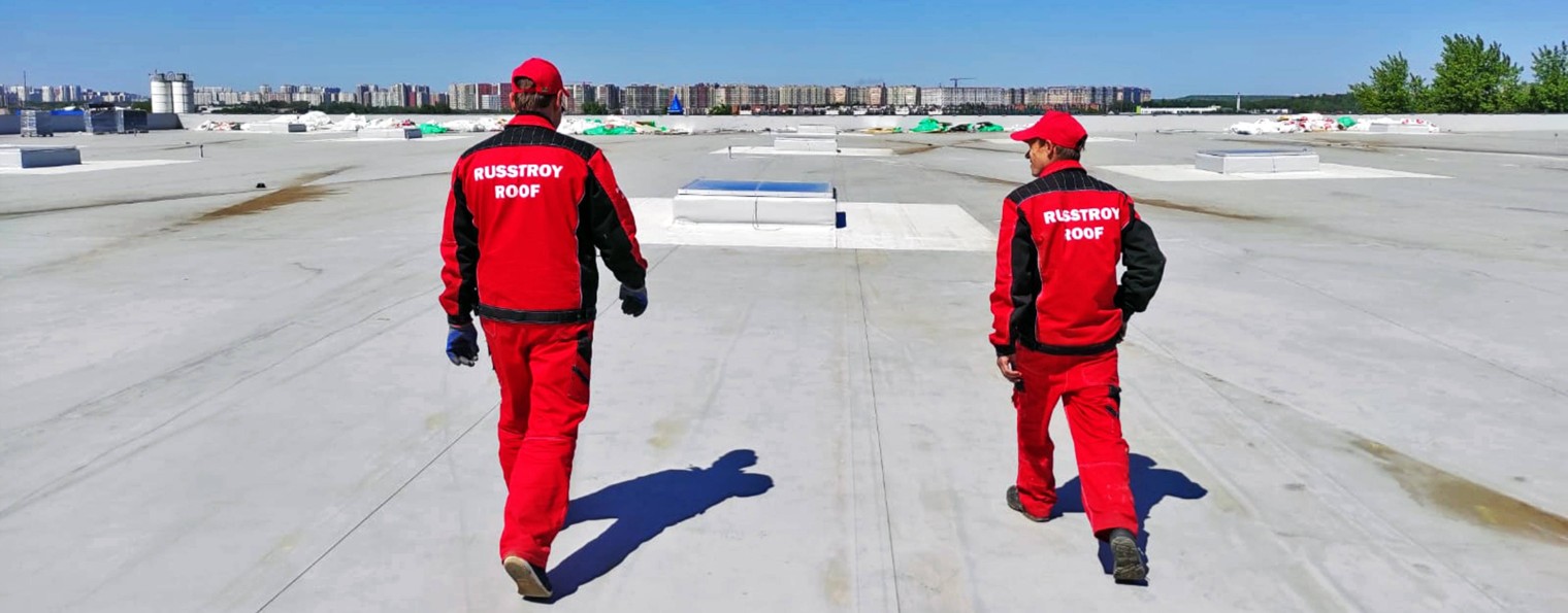 25 лет :Плоские  мембранные кровли  Русстрой- ROOF