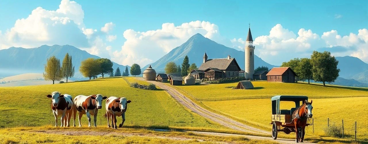 ВОТ ТАК В ДЕРЕВНЕ МЫ ЖИВЁМ! Евгений Закаров.