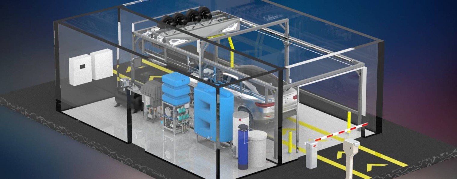 Бесконтактная робомойка российского производства