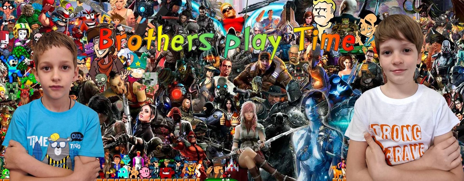 Brothers play Time 😜