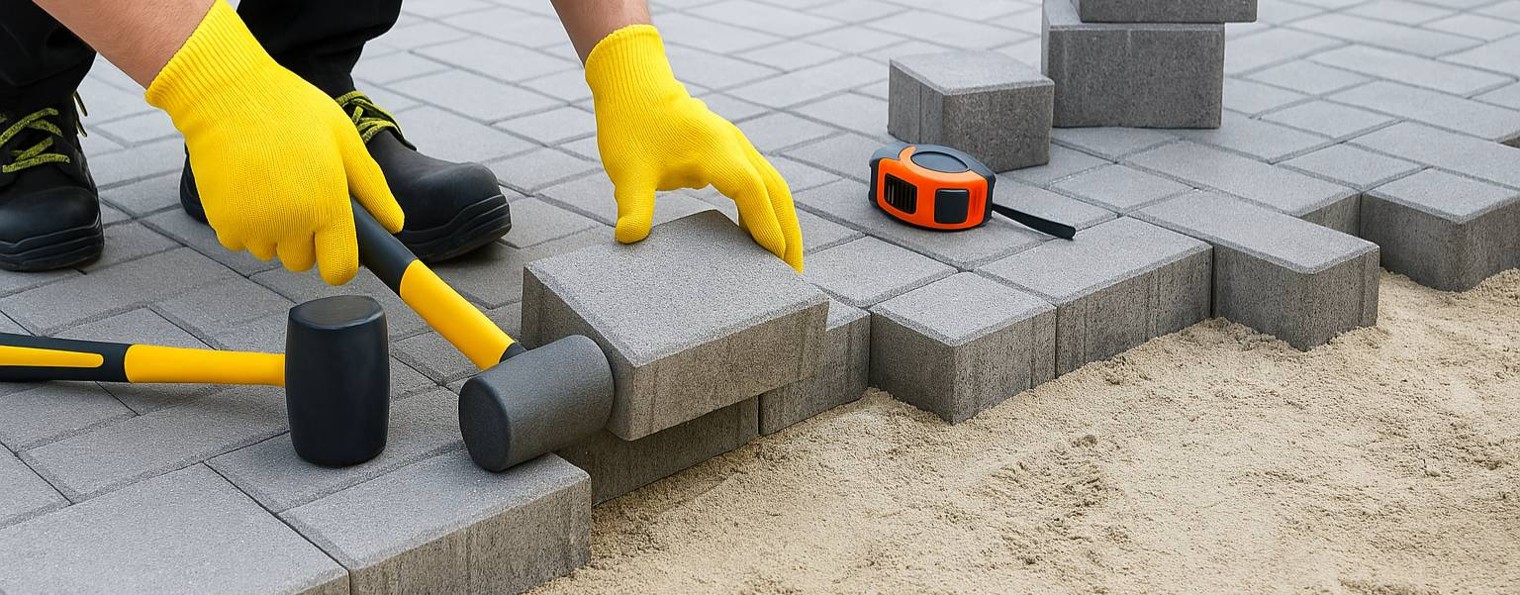 Укладка тротуарной плитки | Максим Бондарчук