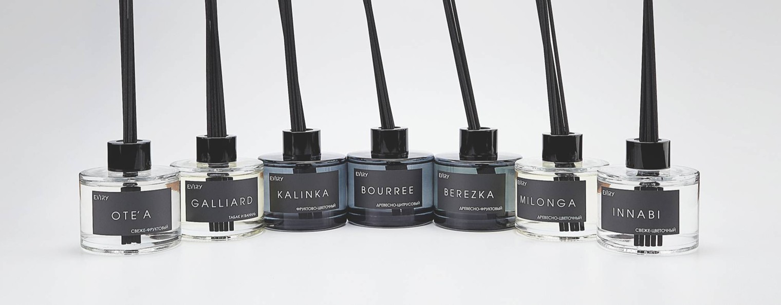 EVIRY - Ароматические свечи и диффузоры для дома