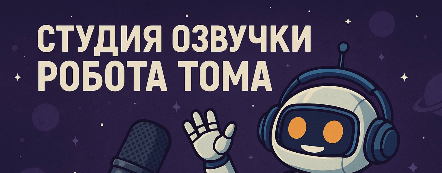 Студия озвучки робота Тома