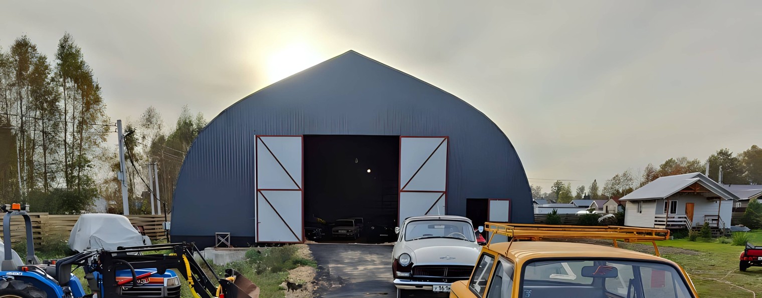 Строительство ангаров "Геометрия"